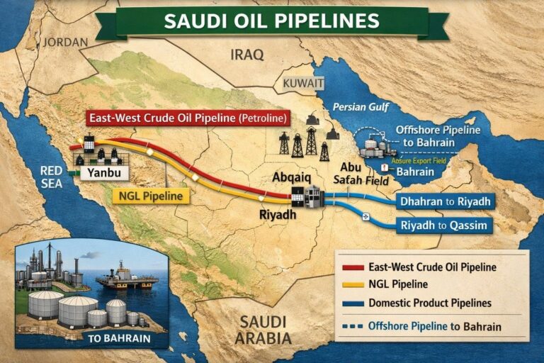 Saudi Pipeline Hits 7 Million BPD Goal Bypassing the Strait of Hormuz ...