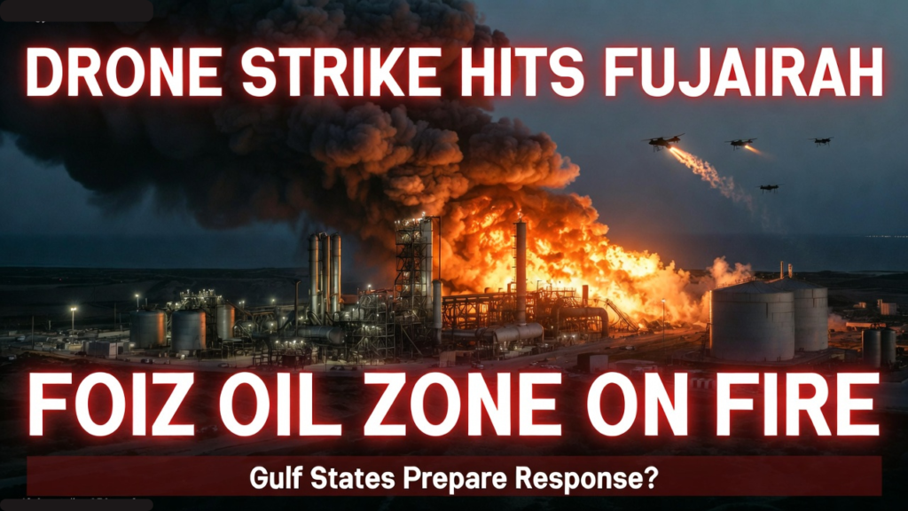Fujairah confirms FOIZ fire after drone strike, and Gulf States may ...