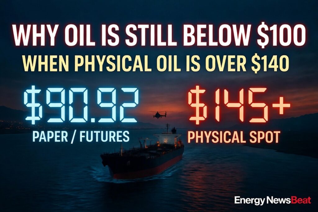 Why Oil Is Still Below $100 a Barrel When Physical Oil Is Over $140 ...